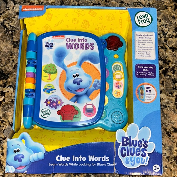 Nickelodeon | Toys | Blues Clues Clue Into Words Interactive Learning ...